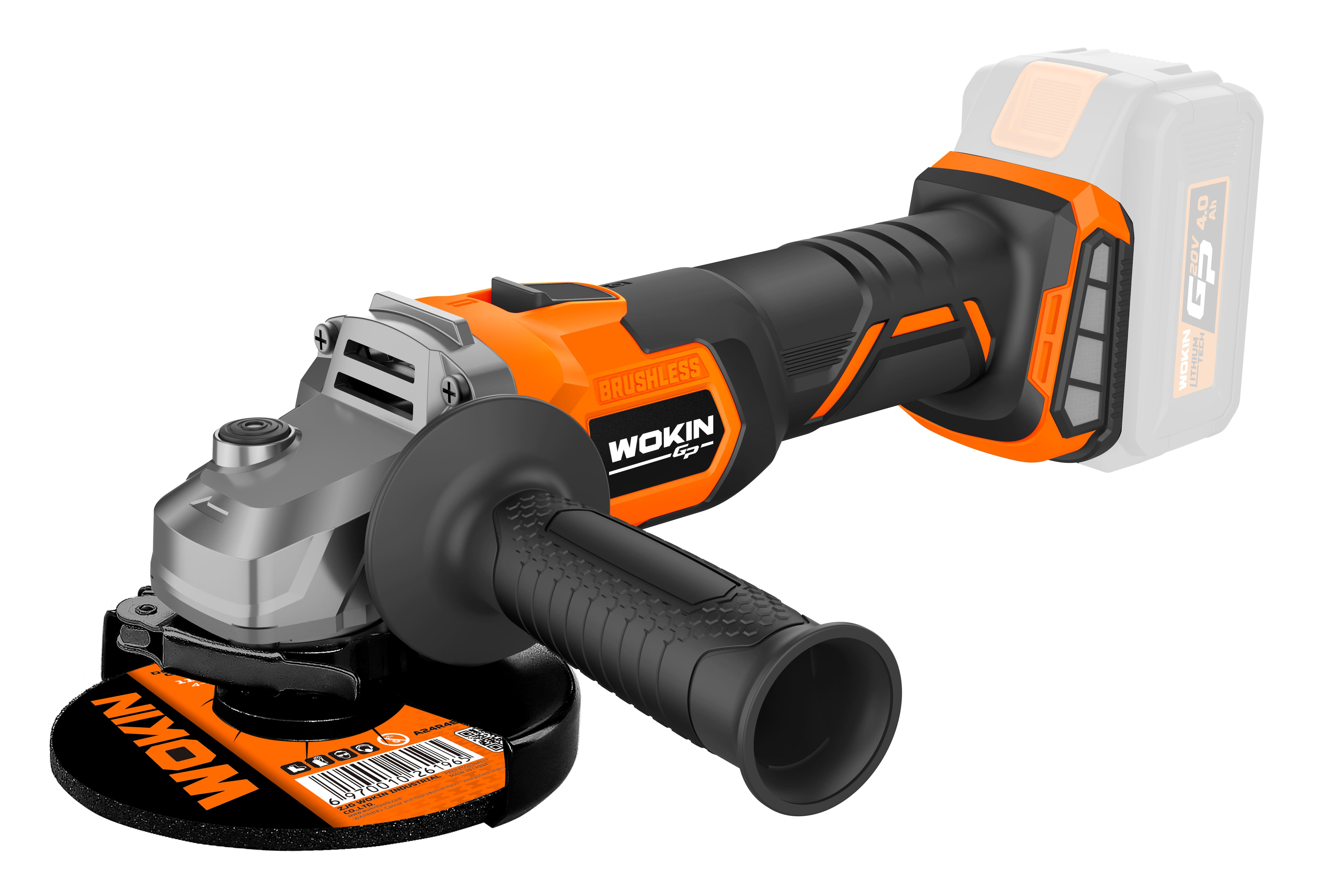 MEULEUSE ANGLE SF LI ION 20V 115MM WOKIN